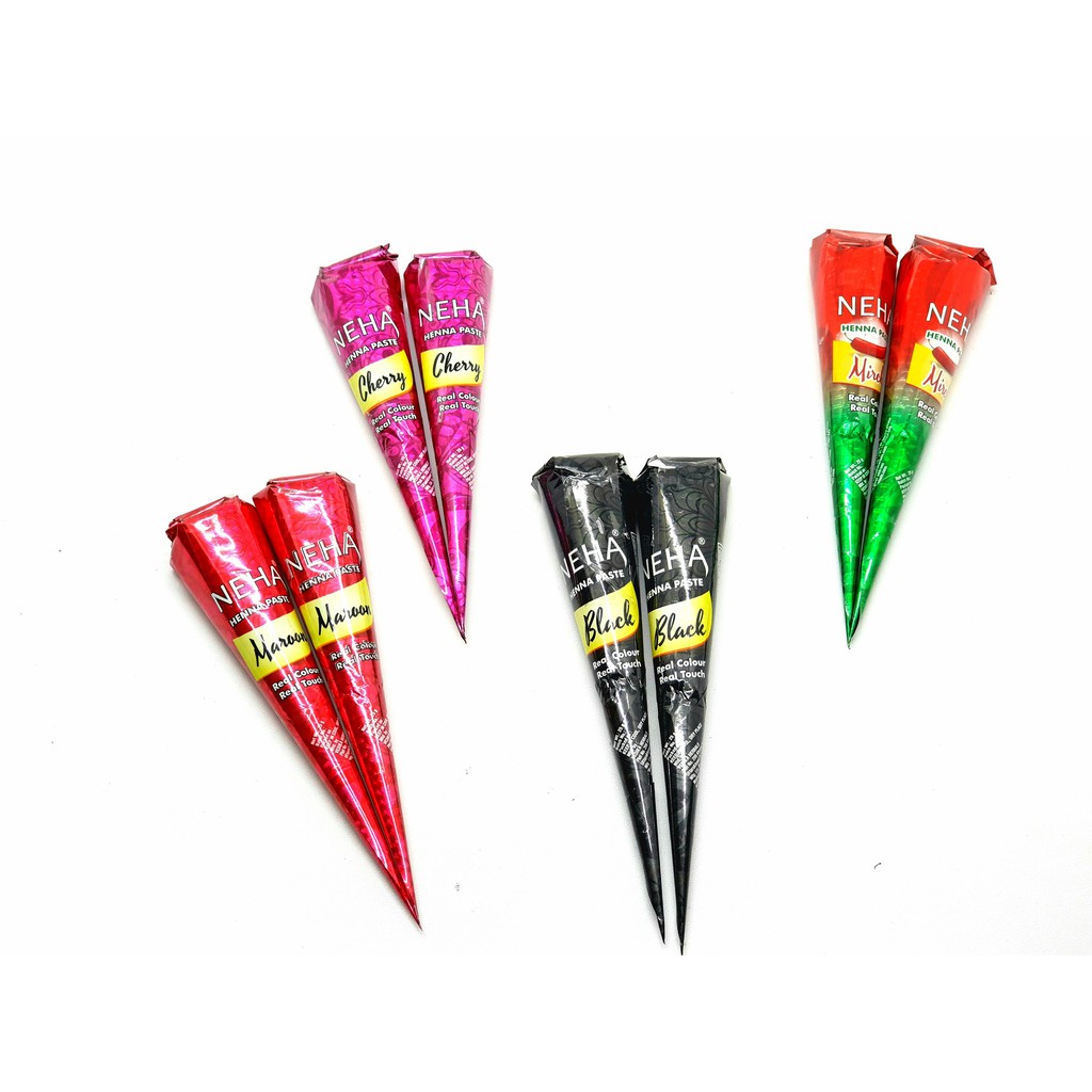 Jual NEHA HENNA CONE BPOM- Temporary Hand Painting - HENNA TANGAN KUKU ...