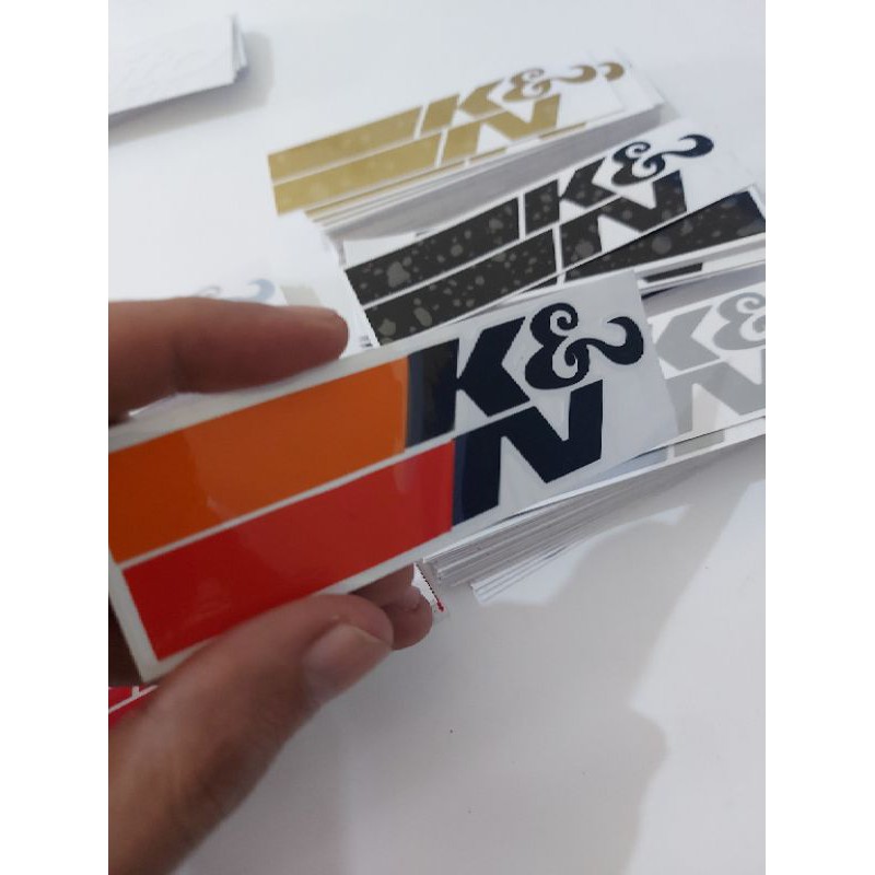 Jual Sticker Stiker K&N Cutting | Shopee Indonesia