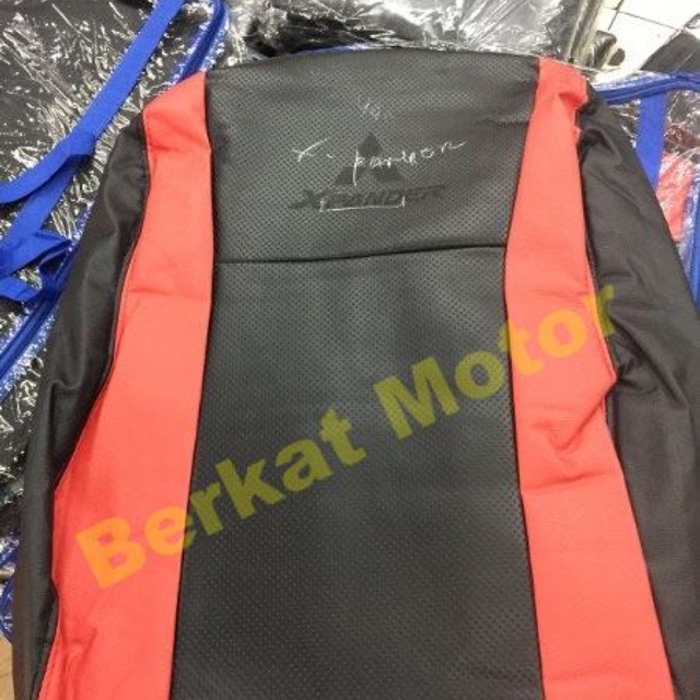 Jual SARUNG JOK XPANDER MERAH HITAM BAHAN SEMIKULIT Expander VARIASI ...