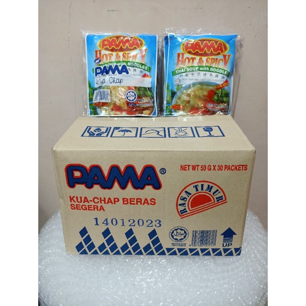 Jual 1 DUS-PAMA KUA CHAP HALAL-Pama Hot & Spicy Thai Soup With Noodles ...