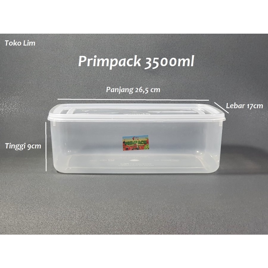 Jual Kotak makan / Container / Sealware PRIMPACK 3500 ML CJP isi 1 Lusin | Shopee Indonesia