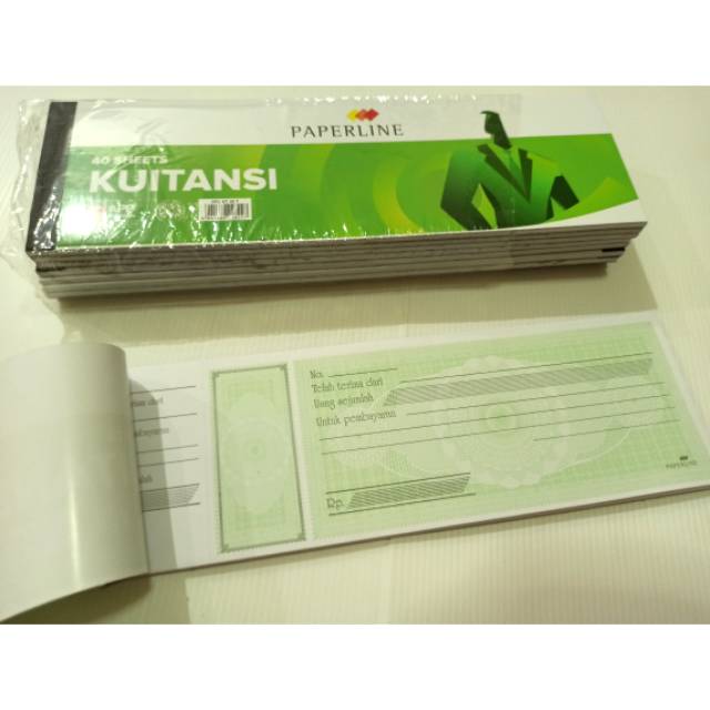Jual Kuitansi tanggung paperline PPL-KT40 / buku kuitansi sedang | Shopee Indonesia