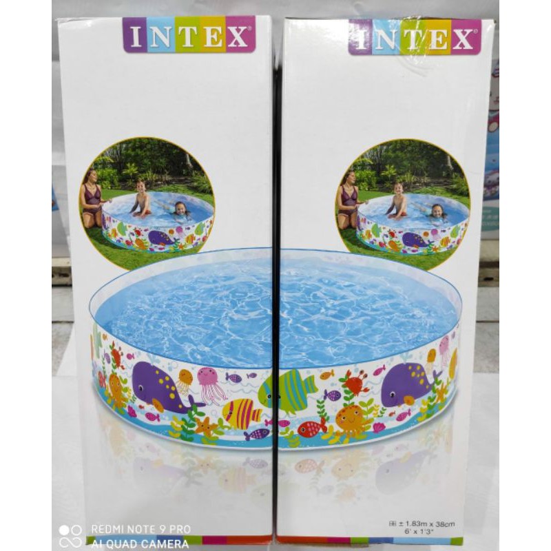 Jual Intex 56452 Kolam Anak Snapset Ocean Play Pool 1.83m x 38cm ...