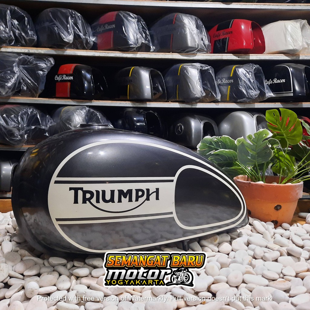 Jual TANGKI TRIUMPH PREMIUM POLOS custom MOTOR Megapro Primus MEGAPRO ...