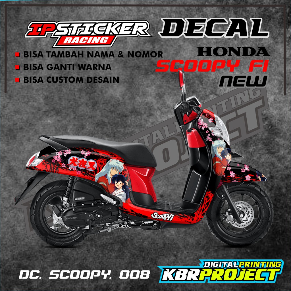 Jual SCOOPY FI NEW Decal Sticker - Decal stiker Full Body SCOOPY FI NEW ...
