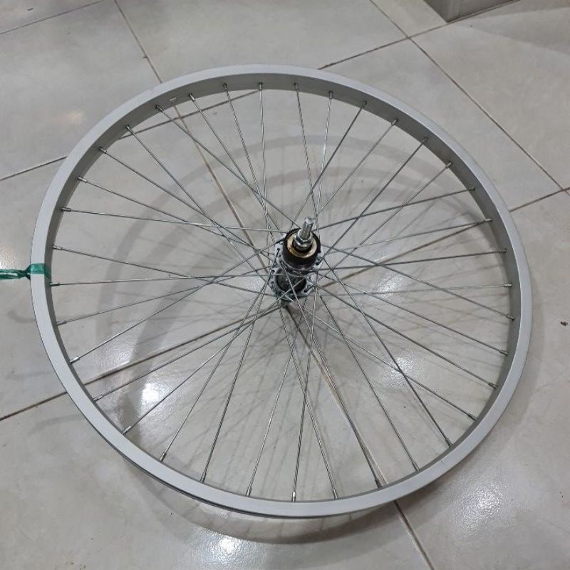 Jual PELEG / VELG SEPEDA 24 atau 26 atau BALAP ALUMUNIUM SILVER / HITAM ...