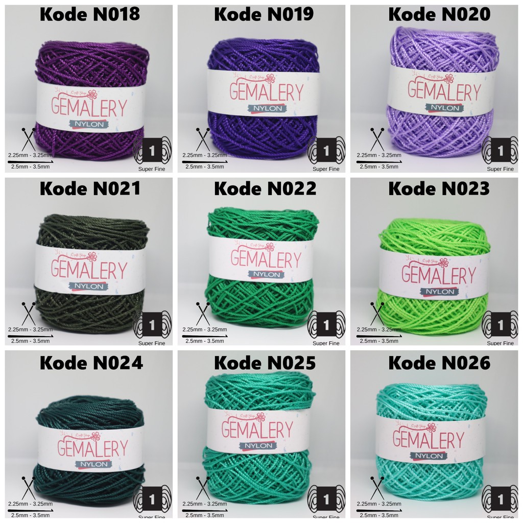 Jual Benang Rajut Nylon / Nilon / D27 - part 2 | Shopee Indonesia