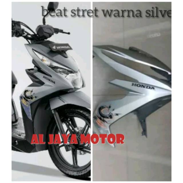 Jual TAMENG DEPAN HONDA BEAT STREET 2018 2019 SILVER POLOS / BODY DEPAN ...