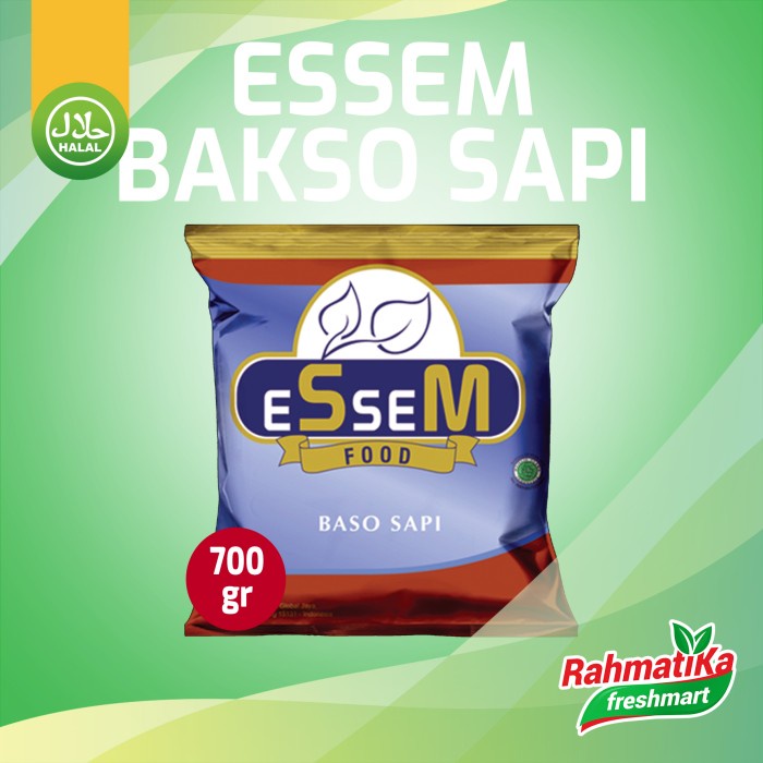 Jual Essem Bakso Sapi / Baso Sapi Biru 700 gr (Frozen Food) | Shopee ...