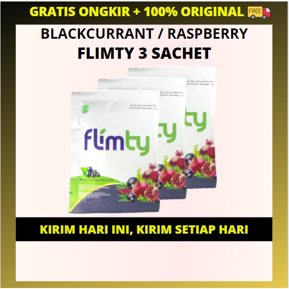 Jual FLIMTY 3 SACHET DIET DETOX FIBER BPOM ECERAN HALAL ORIGINAL PLIMTI ...