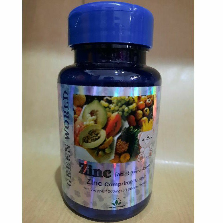 Jual ZINC TABLET ANAK 100% ORIGINAL - SUPLEMEN NAFSU MAKAN ANAK ...