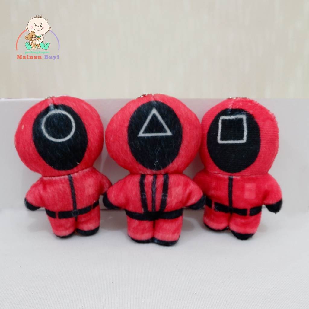 Jual Boneka gantungan squid game Boneka squid game viral gantungan ...