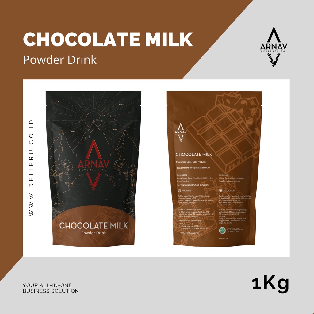 Jual Arnav Chocolate Milk Powder Drink 1 Kg - Bubuk Minuman Cokelat ...