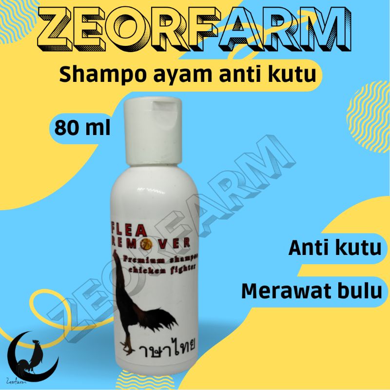 Jual sampo ayam burung merpati unggas anti kutu 80ml zeorfarm | Shopee ...