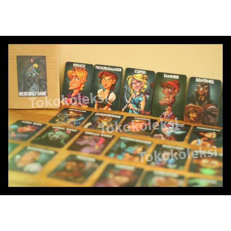 Jual SPECIAL EDITION One Night Werewolf Full Color - 40 Card - 28 Role ...