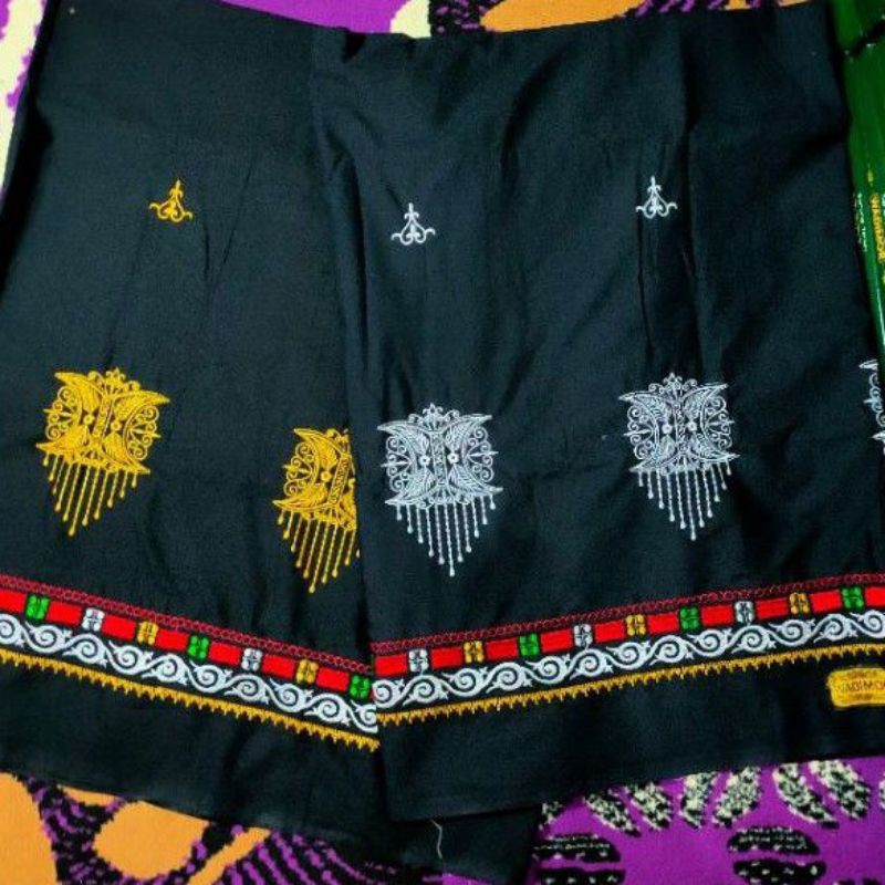 Jual kain sarung bordiran pintu Aceh motif gayo | Shopee Indonesia