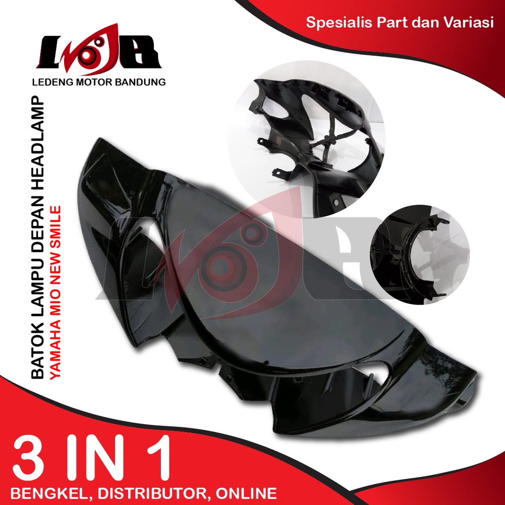 Jual Batok Lampu Depan Yamaha Mio New Smile Batman Sporty Cover ...