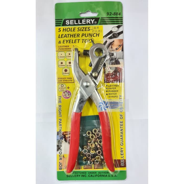 Jual 5 Hole Size Tang Leather Punch Eyelet ( Alat Mata Ayam ) Tool ...