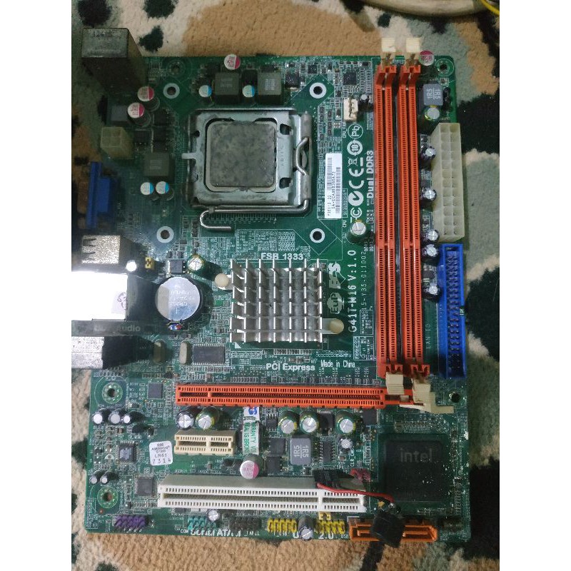 Jual Motherboard LGA 775 DDR3 ECS G41T-M16 V1. 0 | Shopee Indonesia
