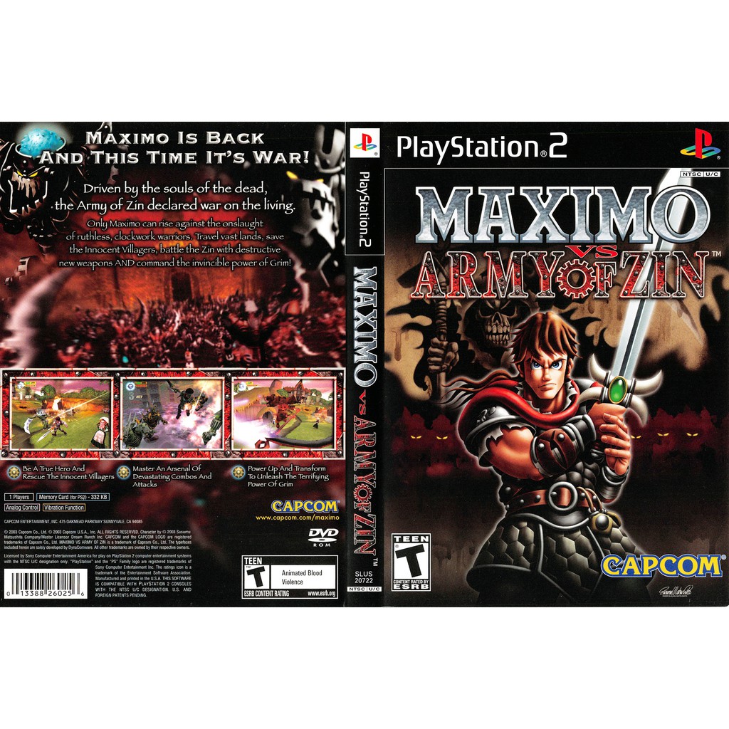 Jual Kaset Ps2 Game Maximo Vs Army of Zin | Shopee Indonesia