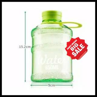 Jual (SALE) BOTOL MINUM GALON MINI BOTTLE GALON MINI 650ML BOTOL MINUM ...