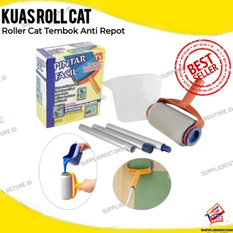 Jual Kuas Roll Cat Pintar Cat Dinding Kuas Tembok | Shopee Indonesia