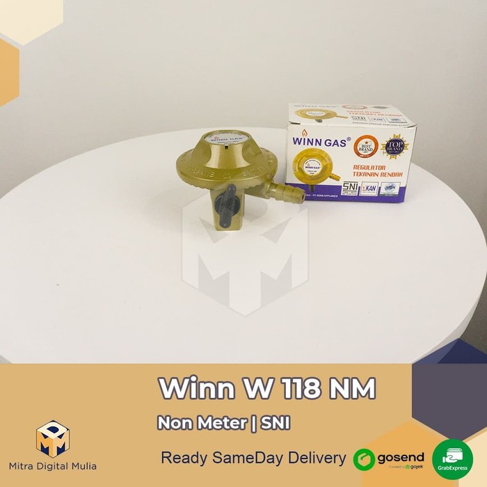 Jual Winn Gas W 118 Nm Regulator Untuk Selang Gas Non Meter | Shopee ...