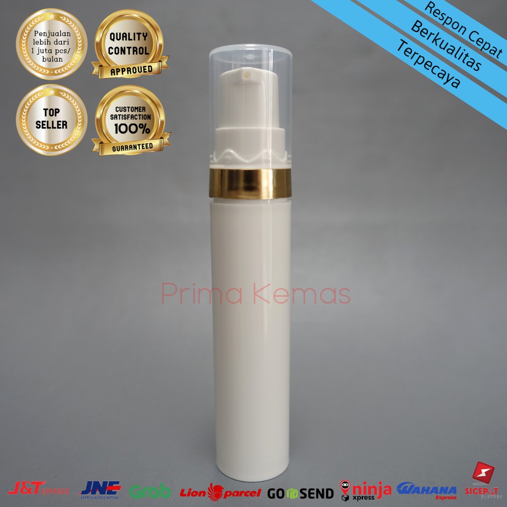 Jual Botol Airless Pump 10 ml - botol serum - botol lotion - Airless ...