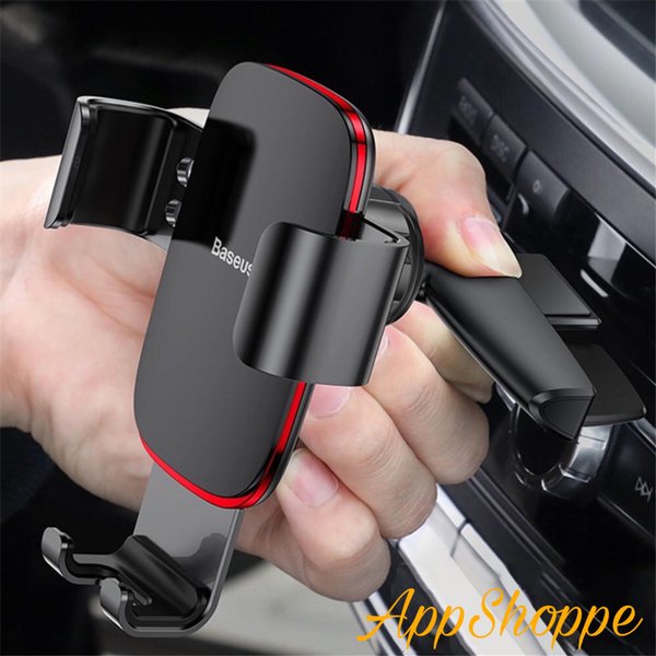 Jual Baseus Metal Gravity Linkage Auto Lock CD Slot Car Mount Holder ...