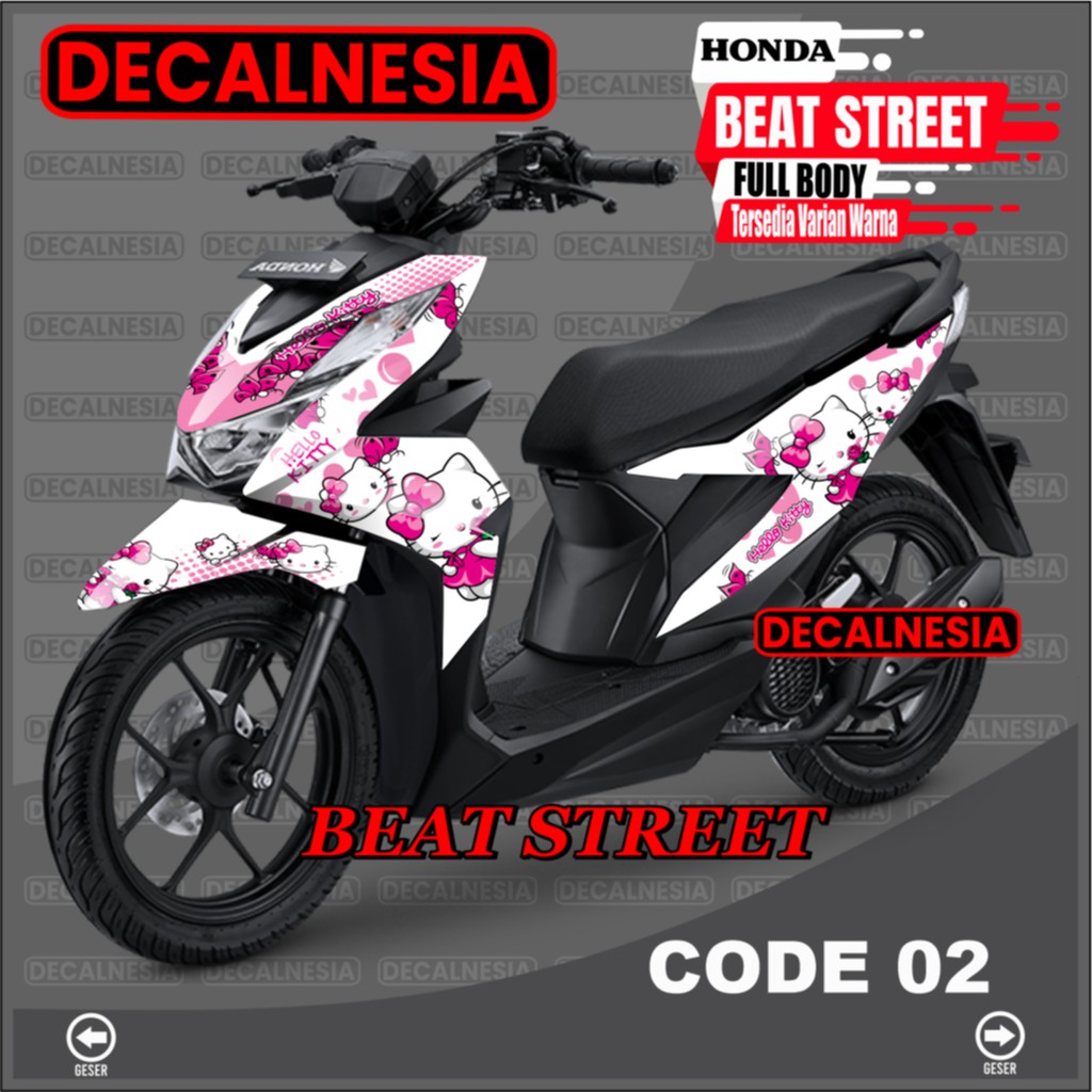 Jual Decal Beat Street New 2020 2021 2022 2023 Full Body Hello Kitty ...