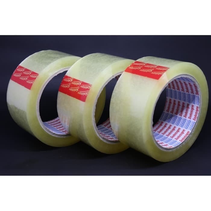 Jual LAKBAN BENING-COKLAT SOLATAPE 90 YARD 1 DUS ISI 72 HANYA GOSEND ...