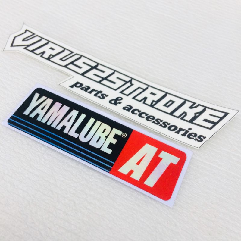 Jual Stiker Sticker Printing Hologram YAMALUBE AT | Shopee Indonesia