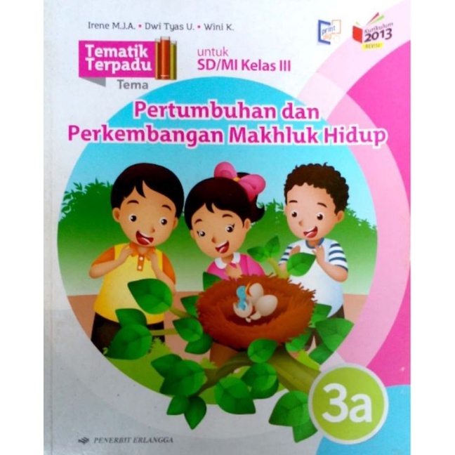 Jual Buku Tematik Terpadu Jilid Tokoh dan Penemuan Untuk SD/MI Kelas 3 (A, B, C, D, E, F, G, dan ...