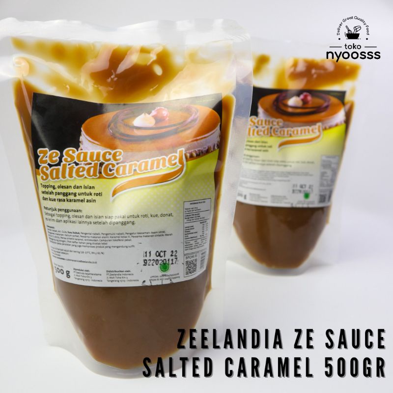 Jual Zeelandia ZE Sauce Salted Caramel 500gr / Saus Karamel Asin Siap ...