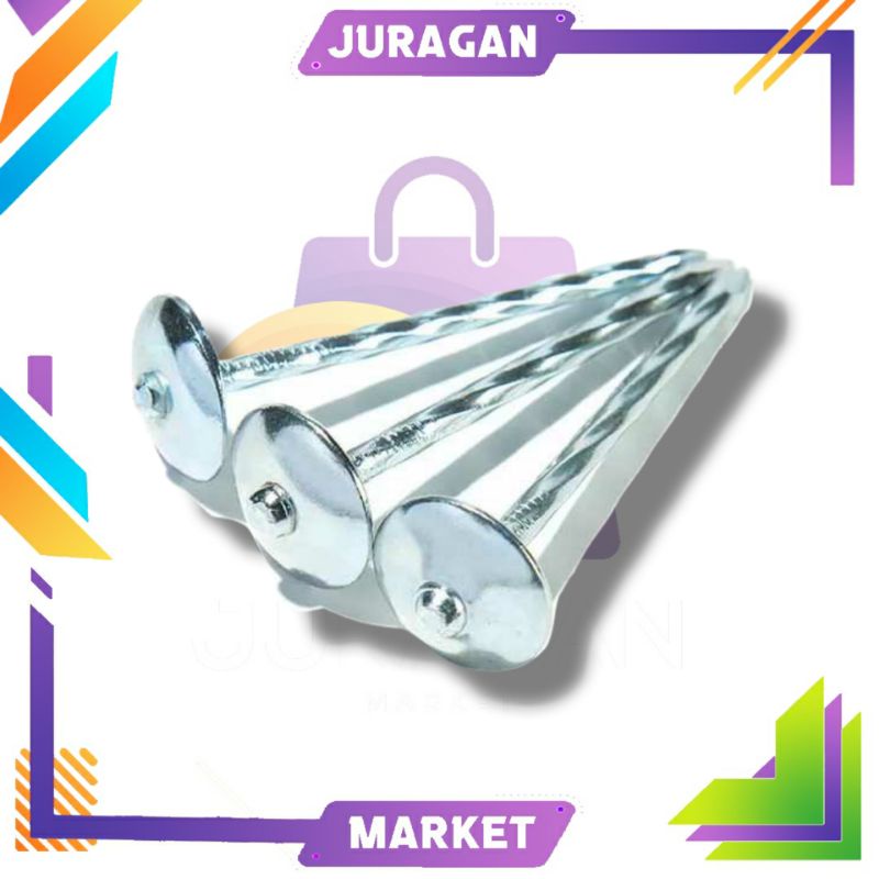 Jual PAKU PAYUNG ULIR 4 INCH / 10 CM / PAKU SENG / ASBES (1 ons / 100 ...