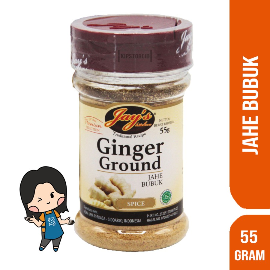 Jual Jay's Ginger Ground 55 Gram / Jay's Jahe Bubuk / Jay's Kitchen ...