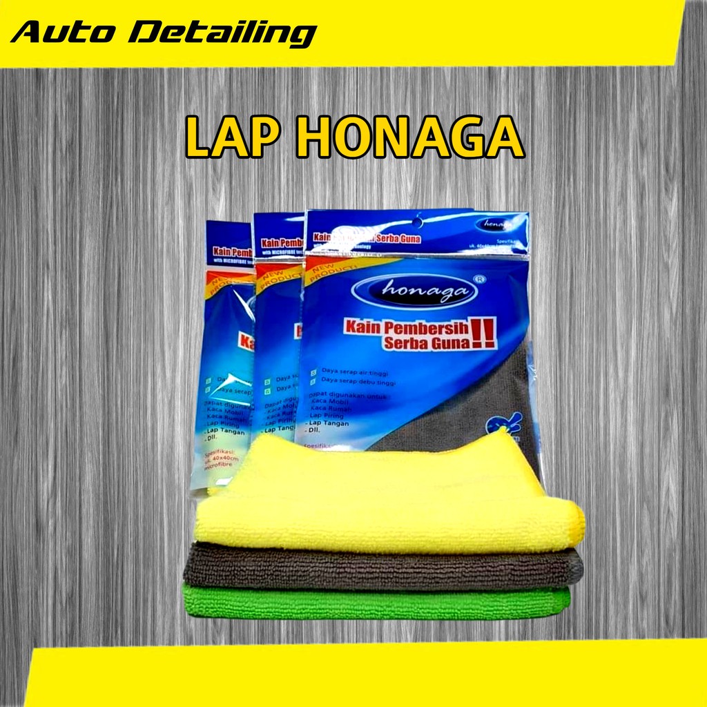 Jual Kain Lap Microfiber Honaga 40x40 | Kain Pembersih Serbaguna ...
