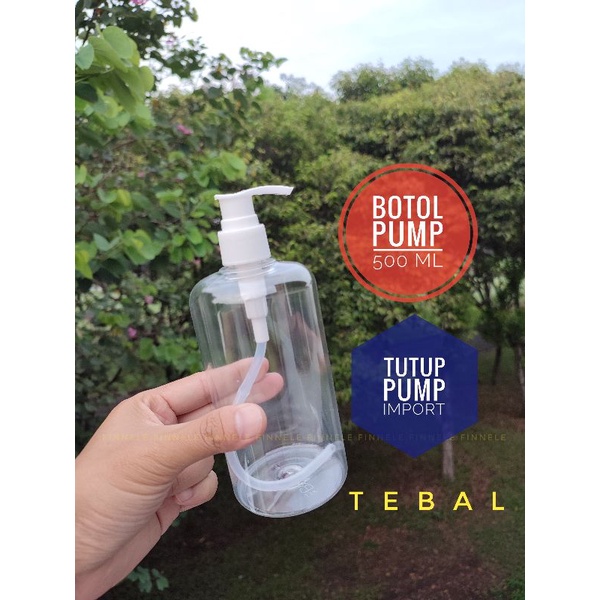 Jual Botol Pump 500 ml Botol Hand Soap 500ml Botol Hand Sanitizer Botol Sabun Cair | Shopee ...
