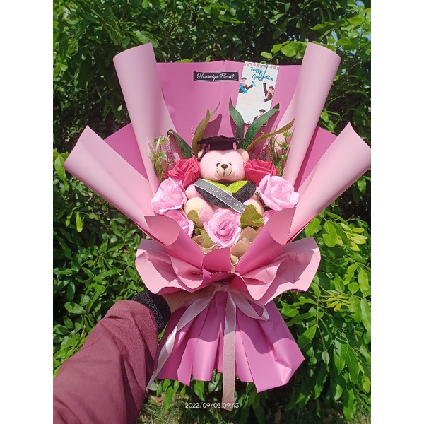 Jual Buket Bunga Boneka wisuda / Bouquet Artificial Flower Graduation ...