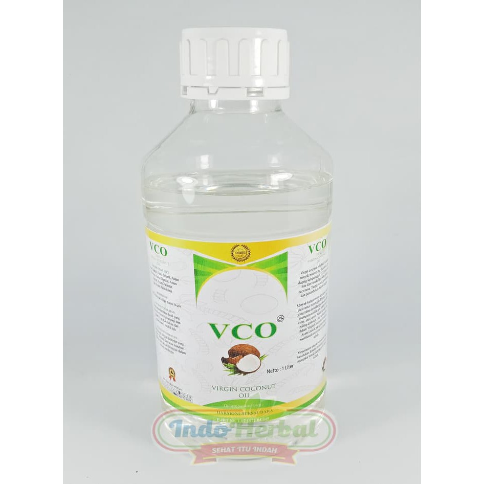 Jual Ori VCO Virgin Coconut Oil Harmoni Original 1 L ( liter ) Asli ...