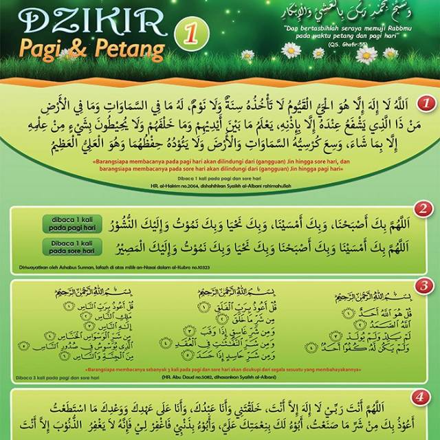 Jual Poster dzikir pagi petang | Shopee Indonesia