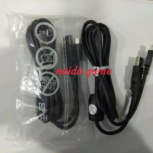 Jual KABEL USB STIK PS3 ORI / KABEL CHARGER STICK PS3 ORI | Shopee ...