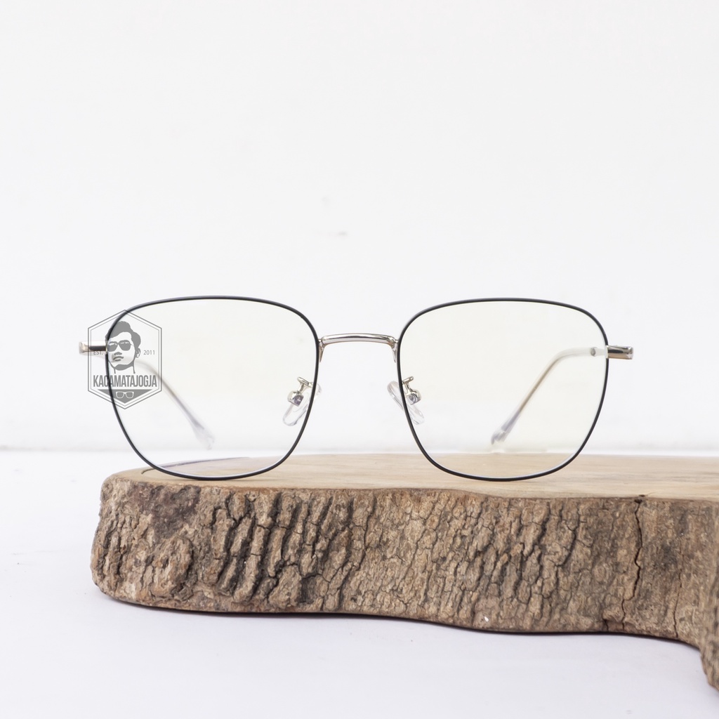 Jual Frame Kacamata Semi Kotak Besi Ringan - WIDATI 02 | Shopee Indonesia