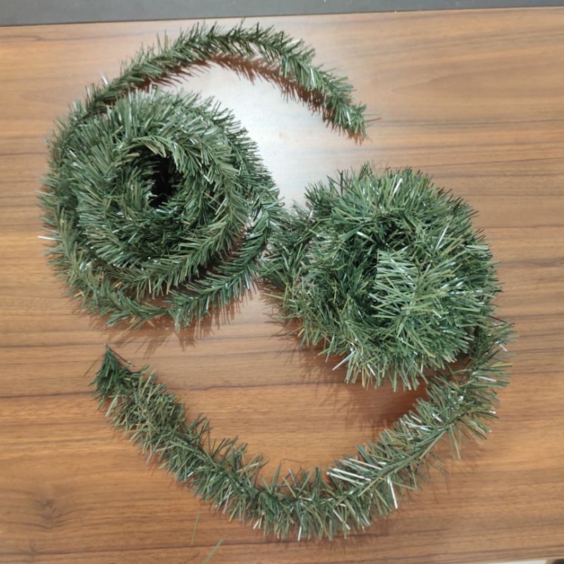 Jual Tinsel Slinger Garland Kawat Natal Panjang / tali dekorasi ...