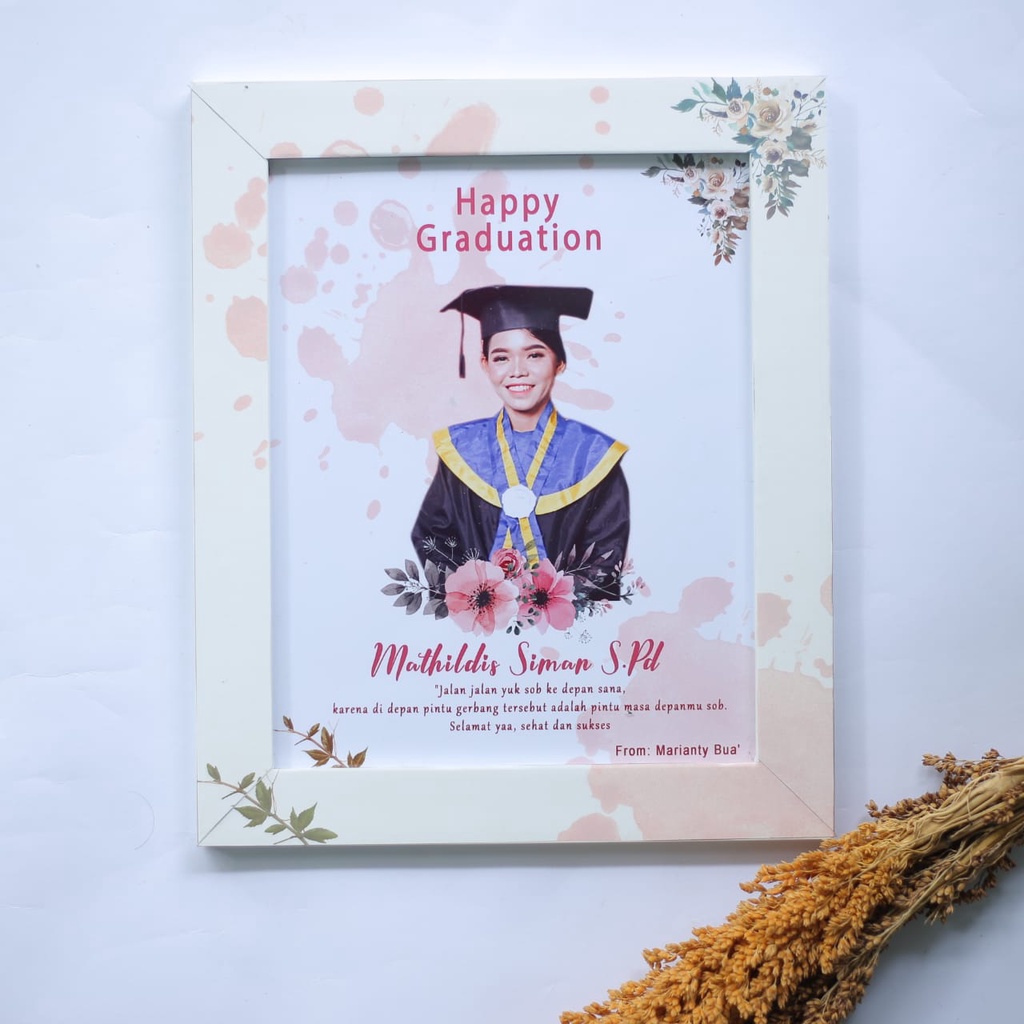Jual Terbaru Framegift Kado Foto Ucapan Bingkai Motif Custome Bisa ...