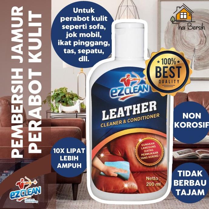 Jual Produk Unggulan] EZCLEAN LEATHER CLEANER Pembersih Perabot Kulit ...