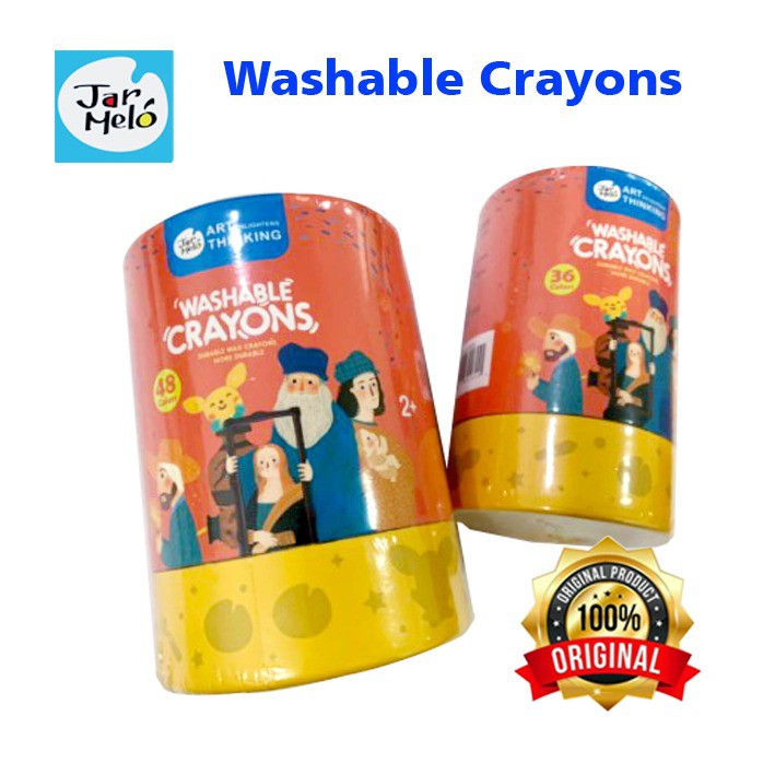 Jual Joan Miro Baby Roo Jar Melo Washable Crayon Non Toxic Crayons ...