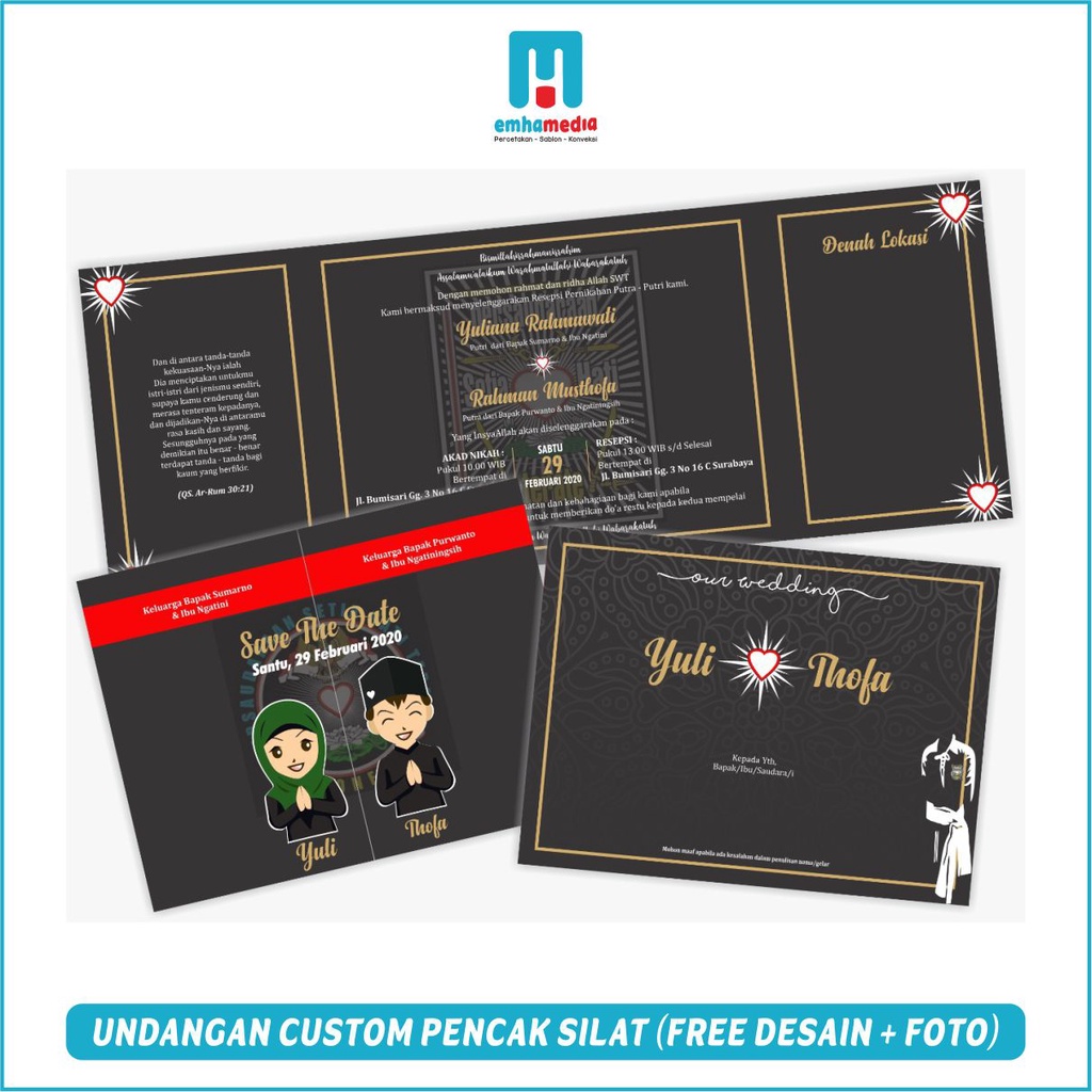 Jual UNDANGAN TEMA PENCAL SILAT / UNDANGAN PSHT KERA SAKTI | Shopee ...