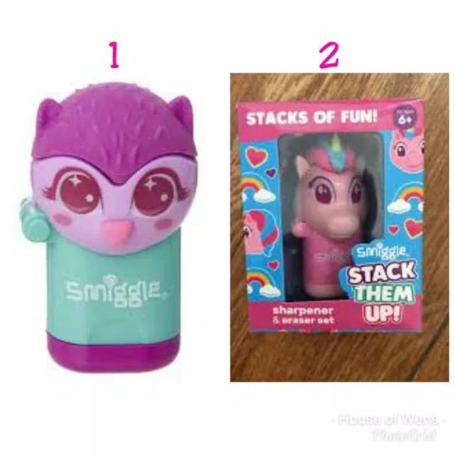 Jual SMIGGLE SHARPENER STACK THEM UP - RAHUTAN SMIGGLE | Shopee Indonesia
