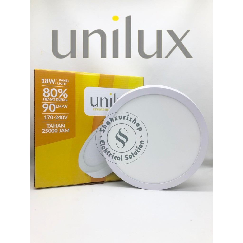 Jual LAMPU DOWNLIGHT LED PANEL OB OUTBOW BULAT 18W 18 W WATT UNILUX ...